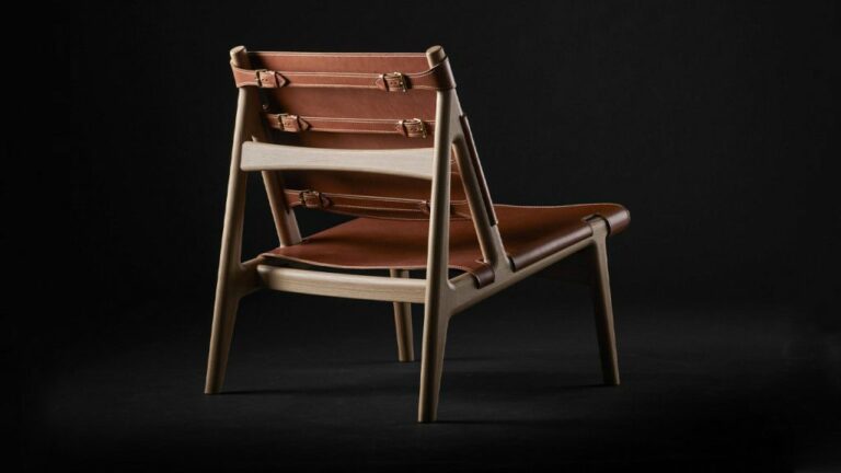 Eikund Gives Leaner Form to Classic Hunter Lounge Chair