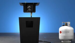 Firestorm Portable gas Fire pit is Perfect for Safe Campfires