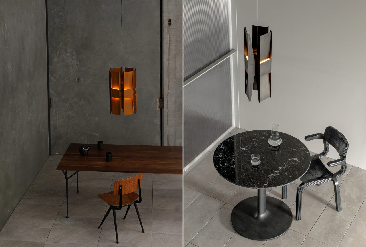 Vector Pendant Lamp Flaunts Rectilinear Pieces in Vertical Incline