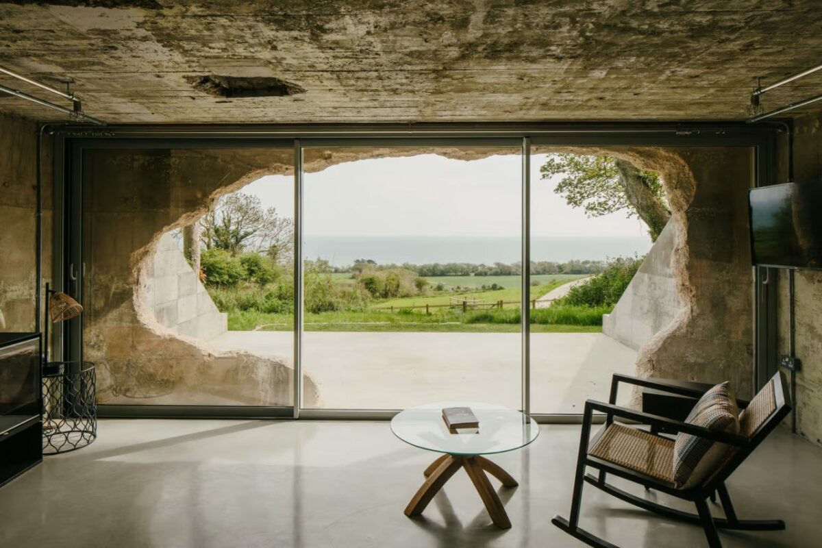 WWII Bunker-Turned Holiday Home Overlooks the English Channel
