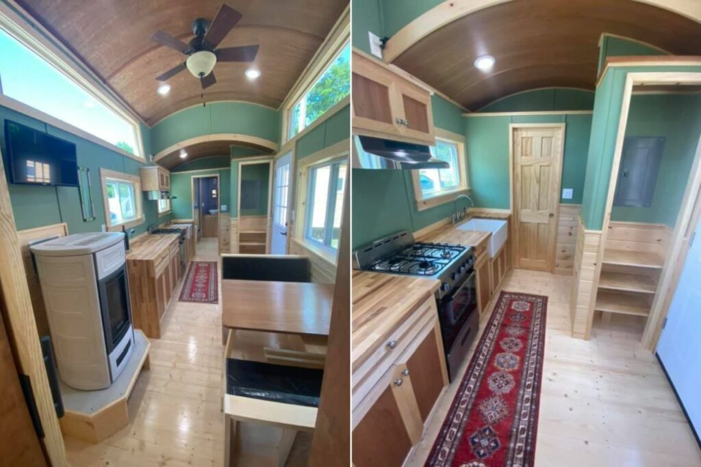 Elegantly Designed Caboose Tiny House Exudes a Rustic Vibe