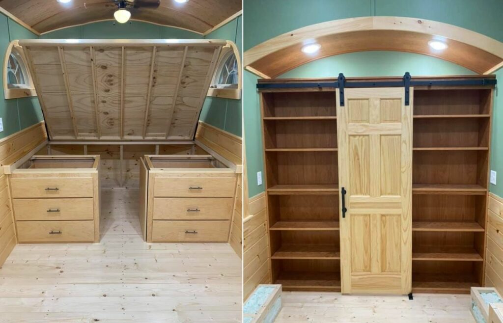 Elegantly Designed Caboose Tiny House Exudes a Rustic Vibe