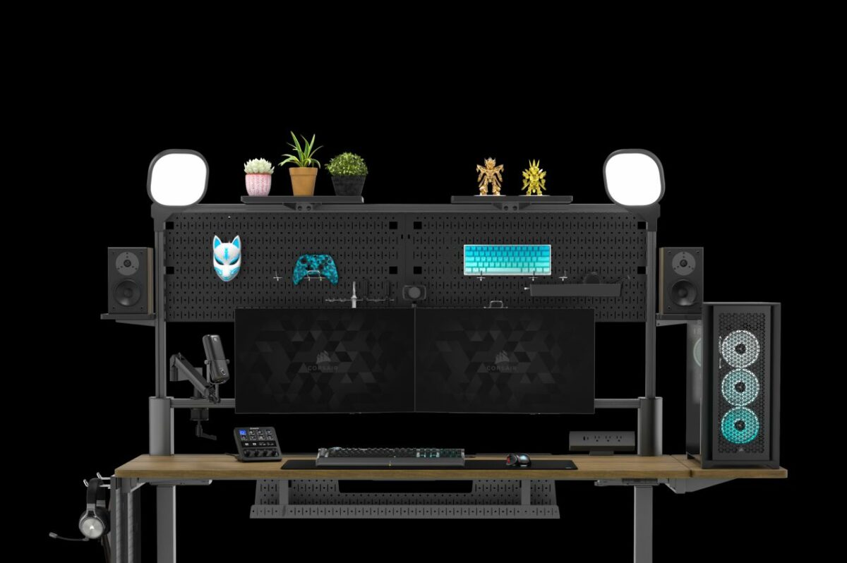 Corsair Platform:6 Standing Desk Enchants With its Modular Specs