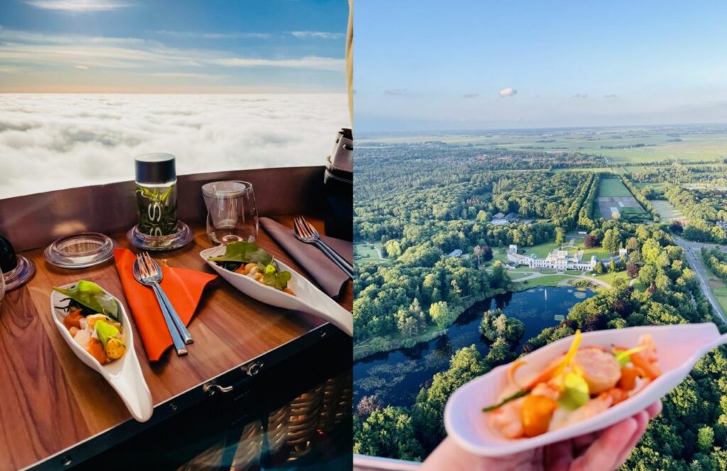 World’s First Hot Air Balloon Restaurant Lets You Dine in the Sky