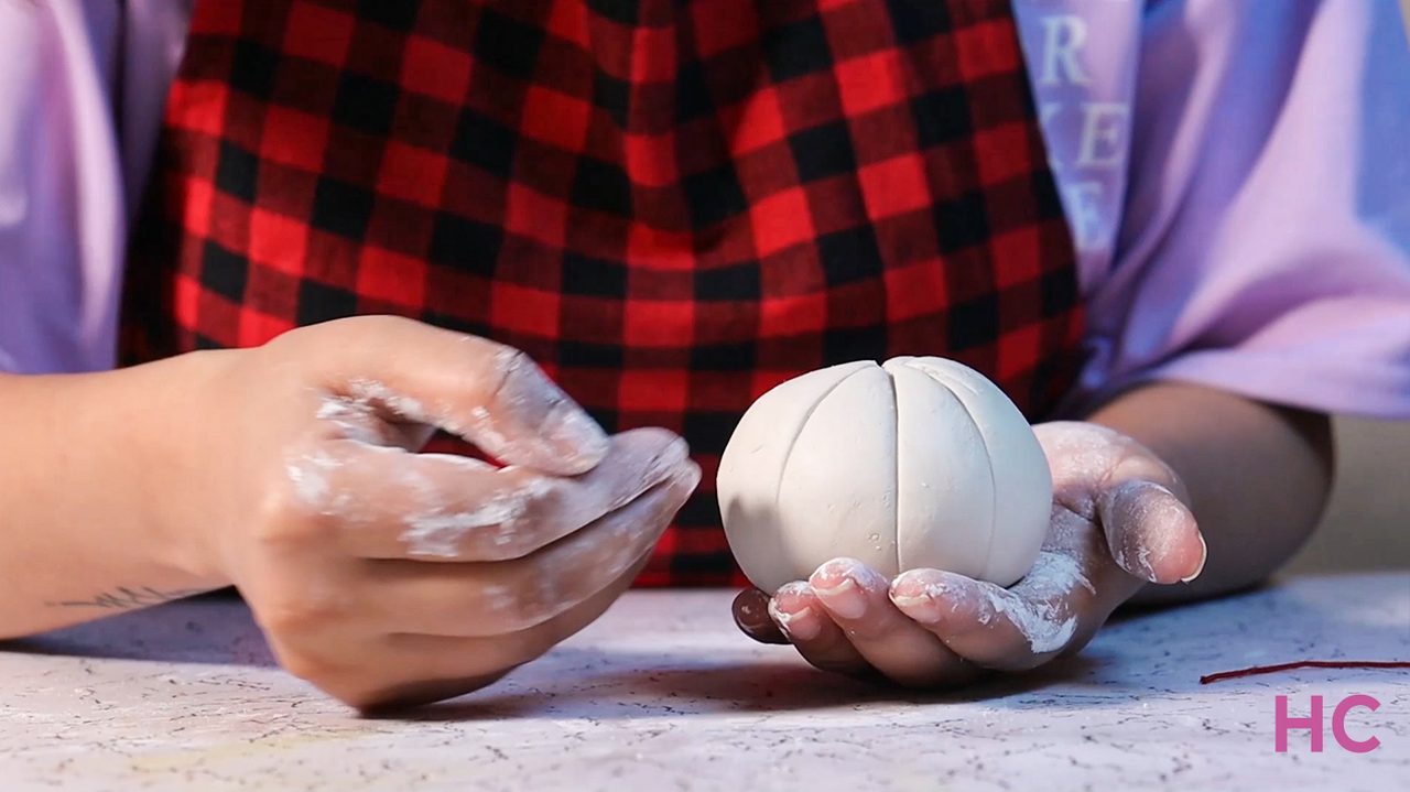 DIY Clay Pumpkin Candle Holder to Welcome Fall in Full Spirit