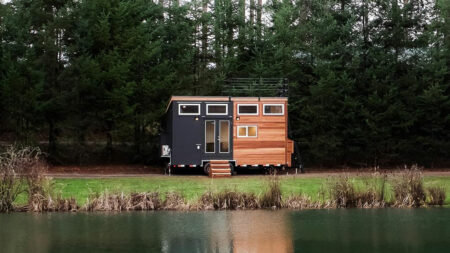 Home of Zen Tiny House Has Two Sleeping Lofts & Rooftop Deck