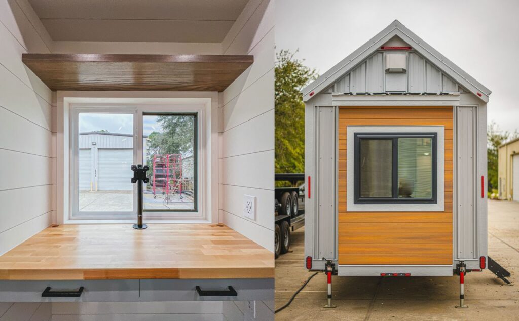 Jock Tiny House Boasts Modern-Industrial Vibe and Loft Skylights