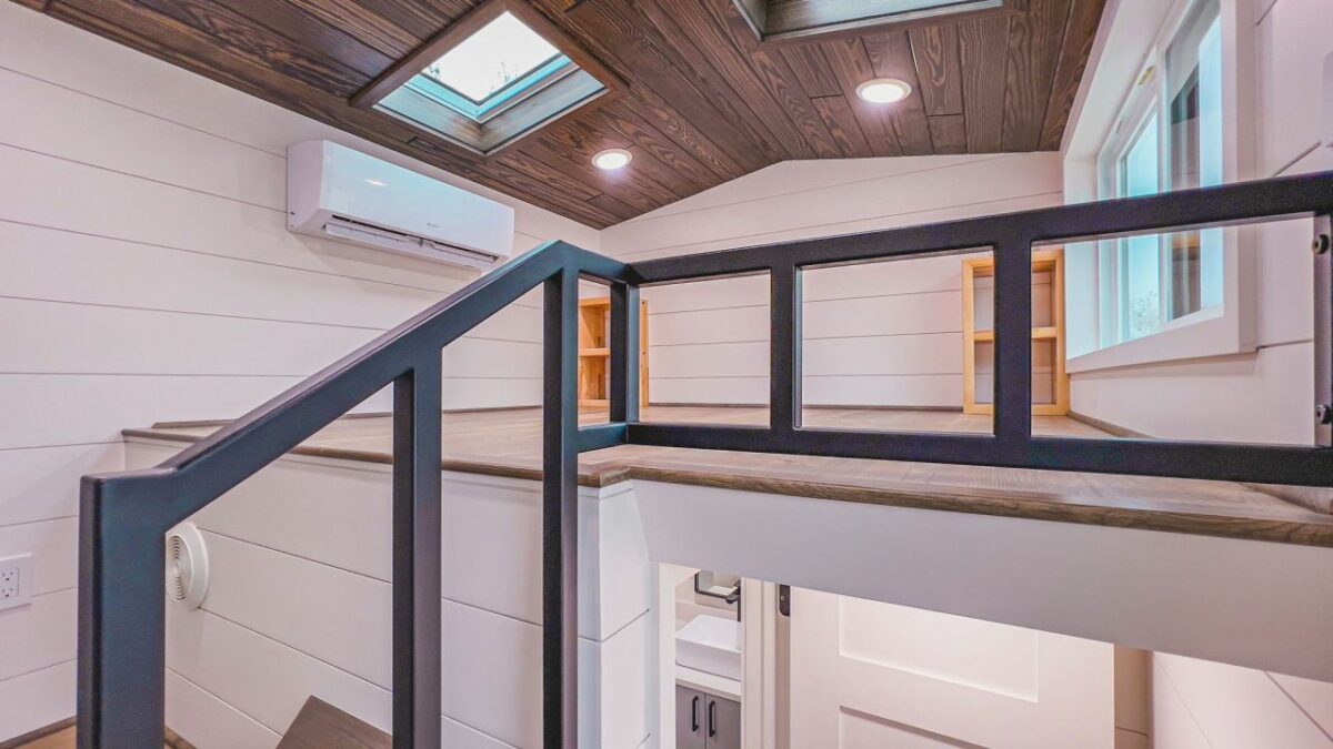 Jock Tiny House Boasts Modern-Industrial Vibe and Loft Skylights