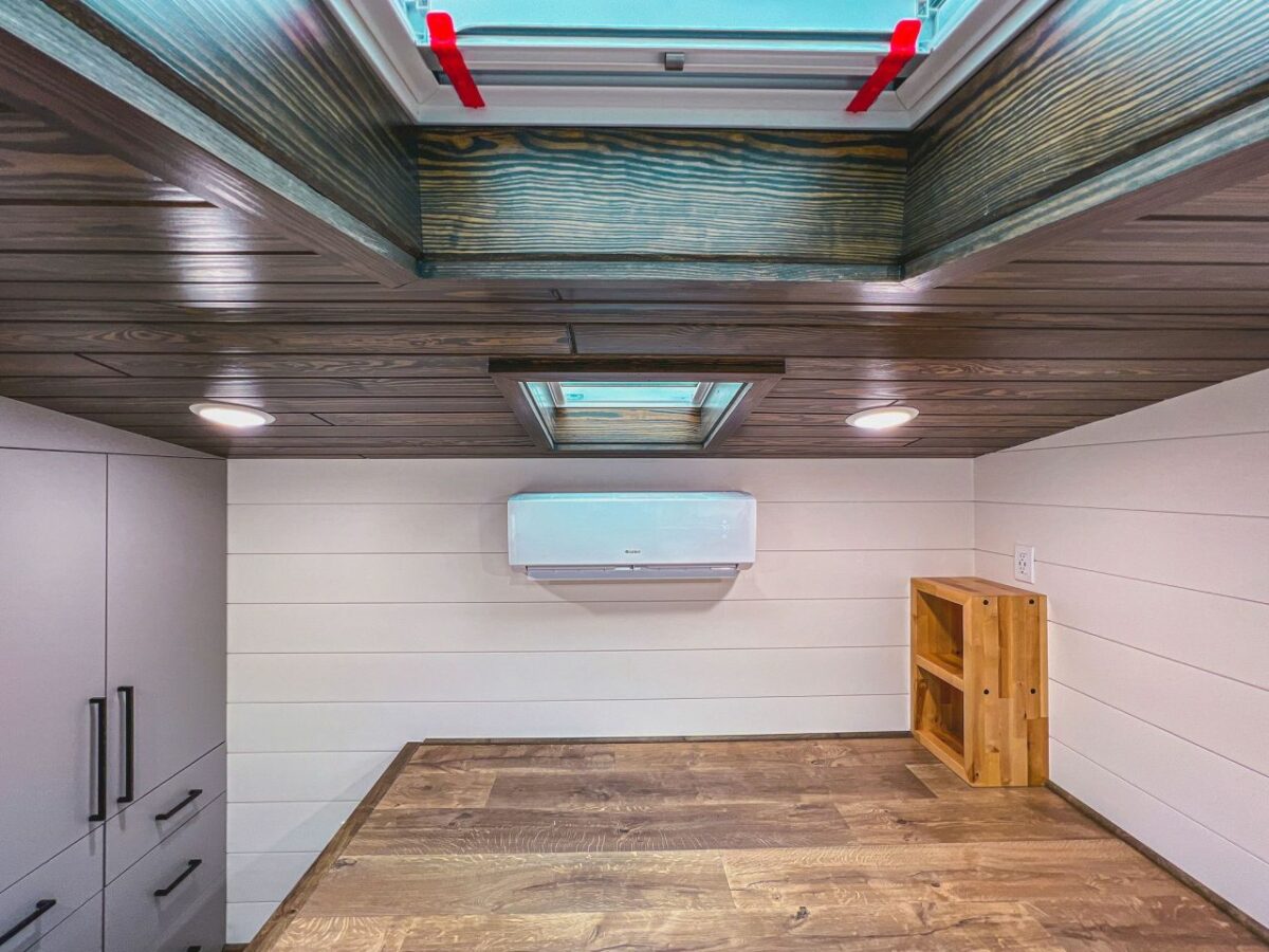 Jock Tiny House Boasts Modern-Industrial Vibe and Loft Skylights