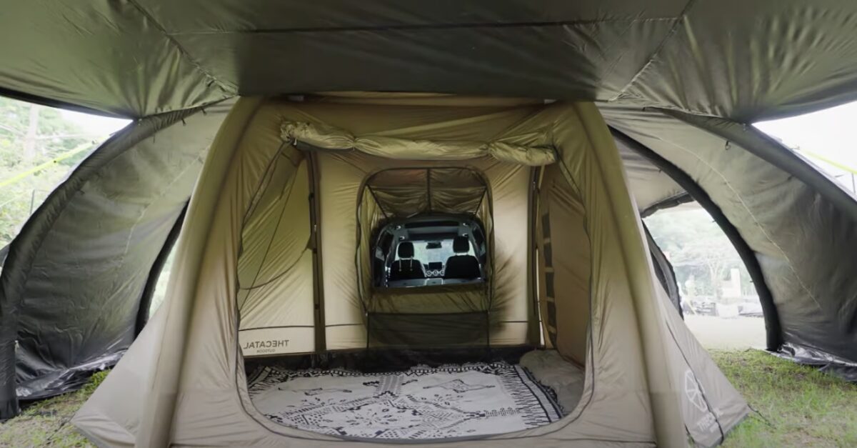 MAGIC Fort Camping Tent Comes With a Parking Space