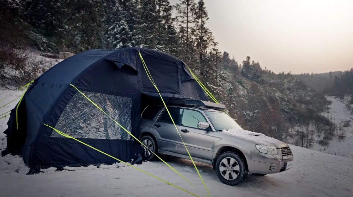 MAGIC Fort Camping Tent Comes With a Parking Space