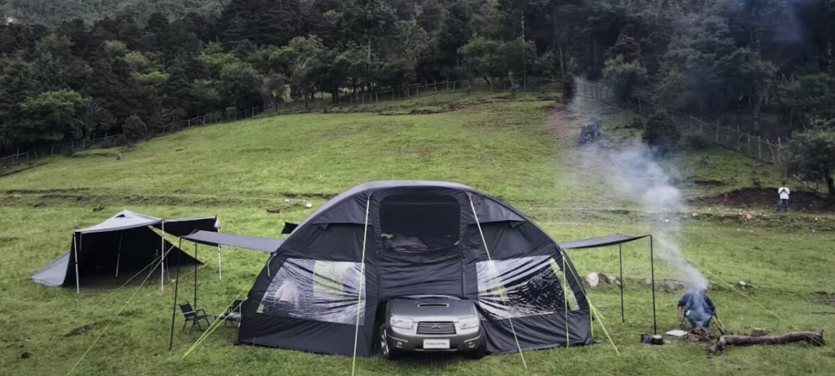 MAGIC Fort Camping Tent Comes With a Parking Space