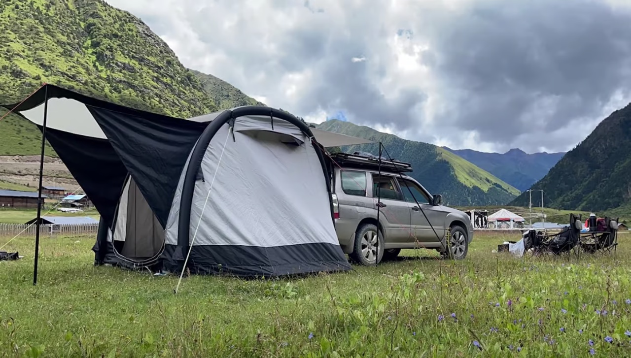 MAGIC Fort Camping Tent Comes With a Parking Space