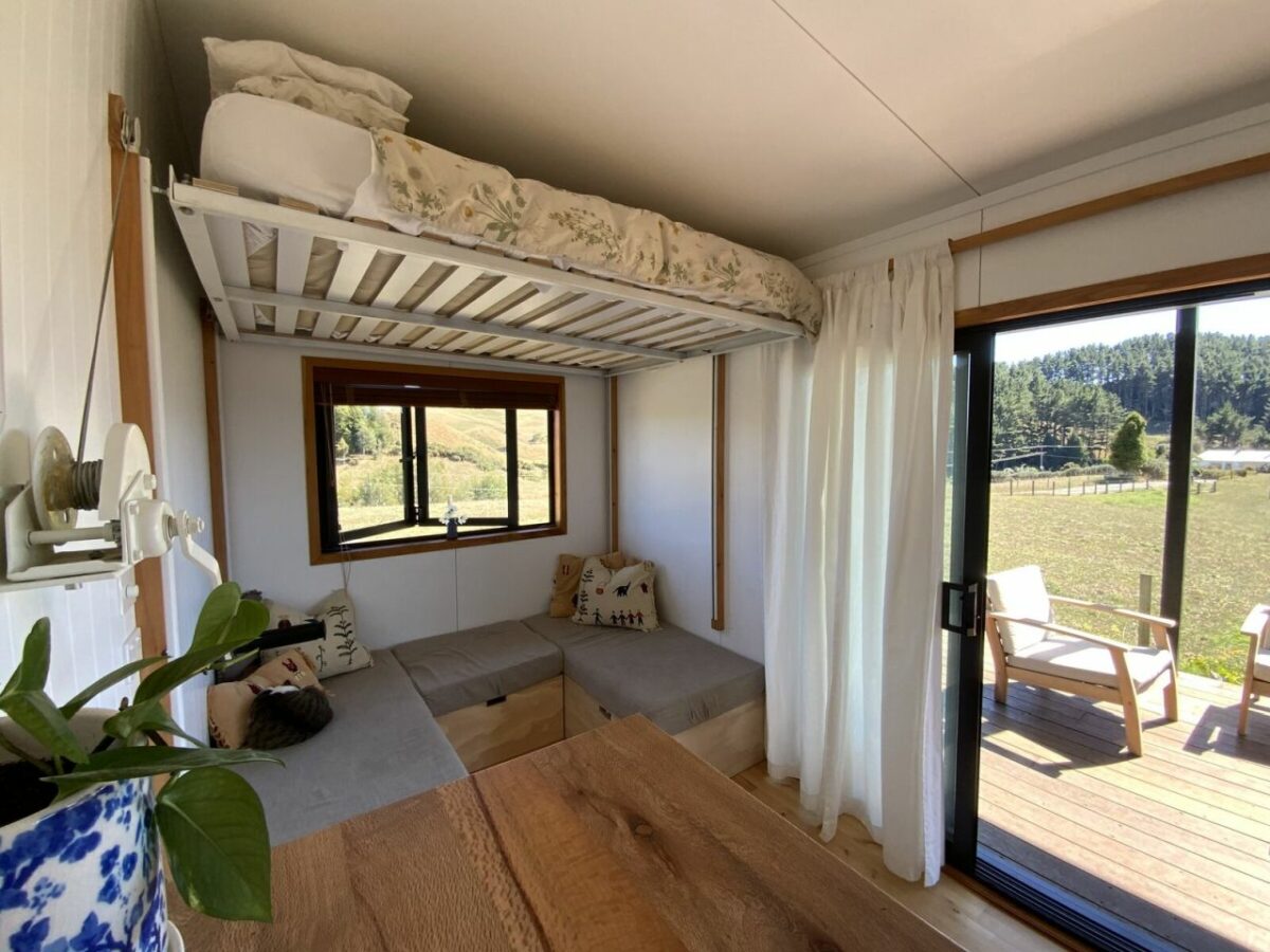 Manu Tiny House With Lifting Bed is Single Story Marvel in NZ