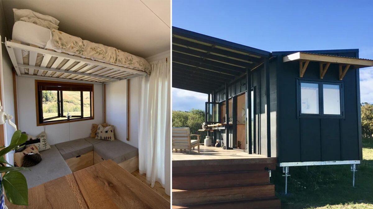 Manu Tiny House With Lifting Bed is Single Story Marvel in NZ