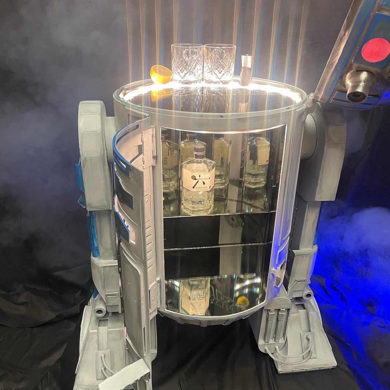 R2D2 Gin Cabinet Will Transport You to a Galaxy Far, Far Away
