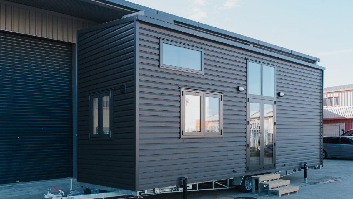 Scotty Tiny House Boasts Twin Lofts in its Scandinavian Layout