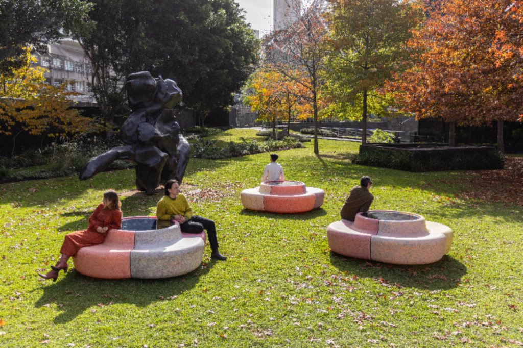 Interactive Solar-Powered Bench Spins to Cradle You in Park