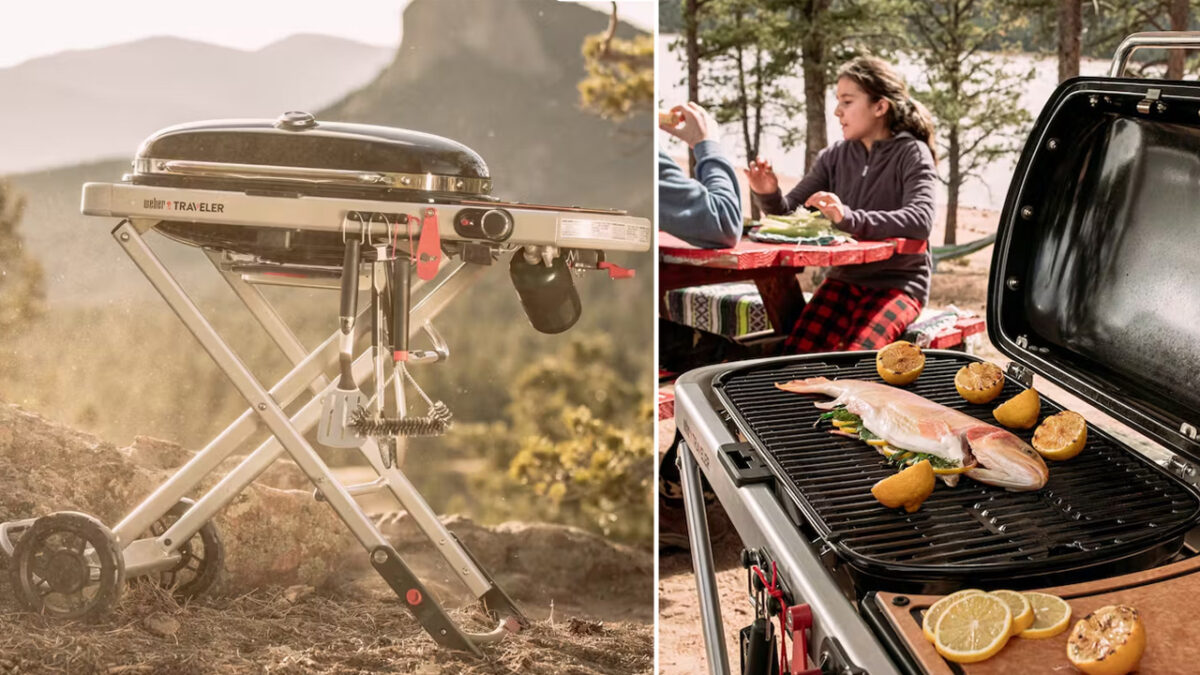 $399 Weber Traveler Grill is Portable Option for Beach or Campsite
