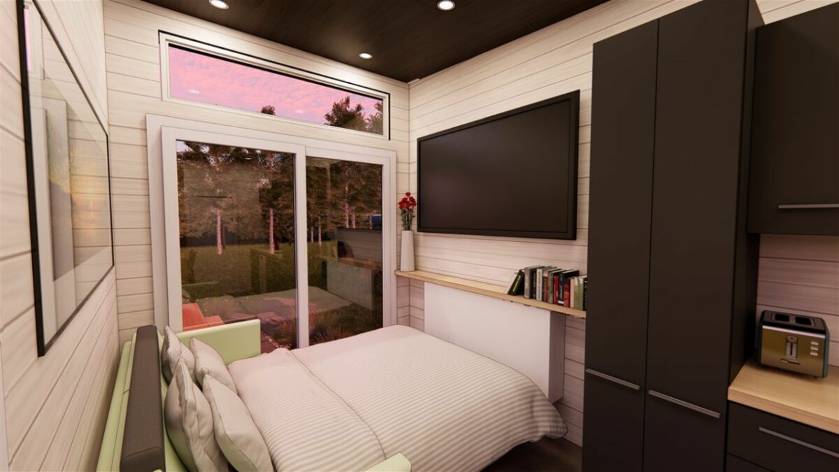 Weekender Tiny House Eliminates a Regular Bedroom