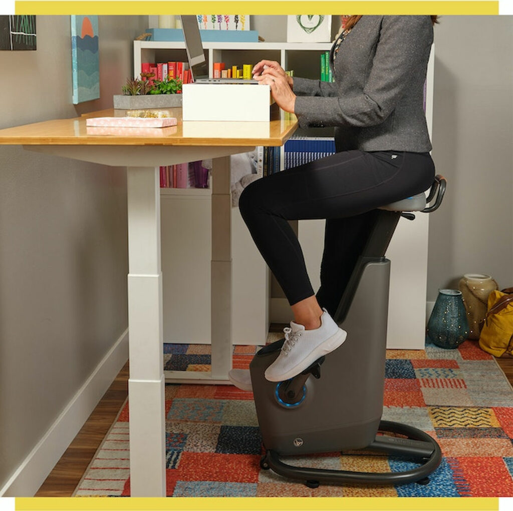 Ampera Power-Generating Under-Desk Bike at CES 2024
