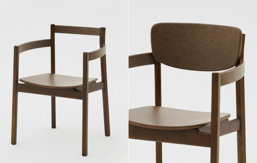 Bend Chair Made Using Recycled Materials Has Minimalist Design