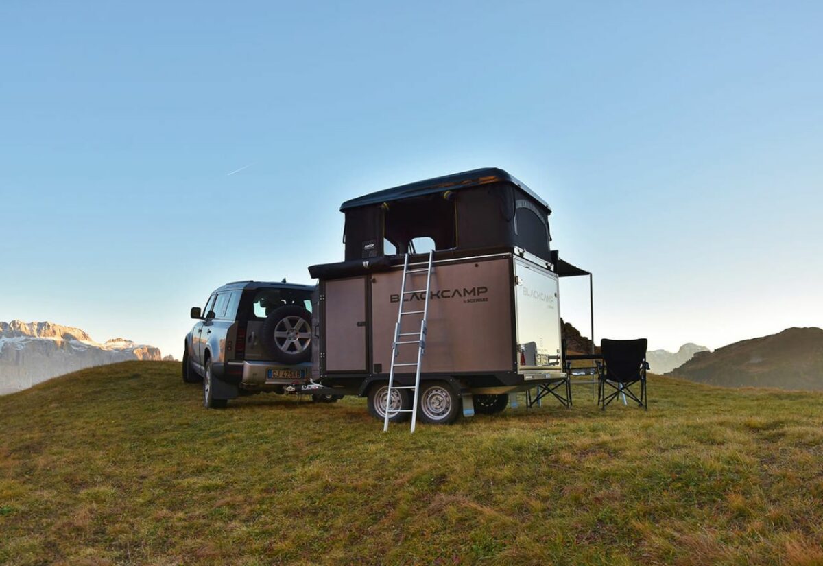 FREEda Camper Extends With Rooftop Bedroom, Slide-out Kitchen