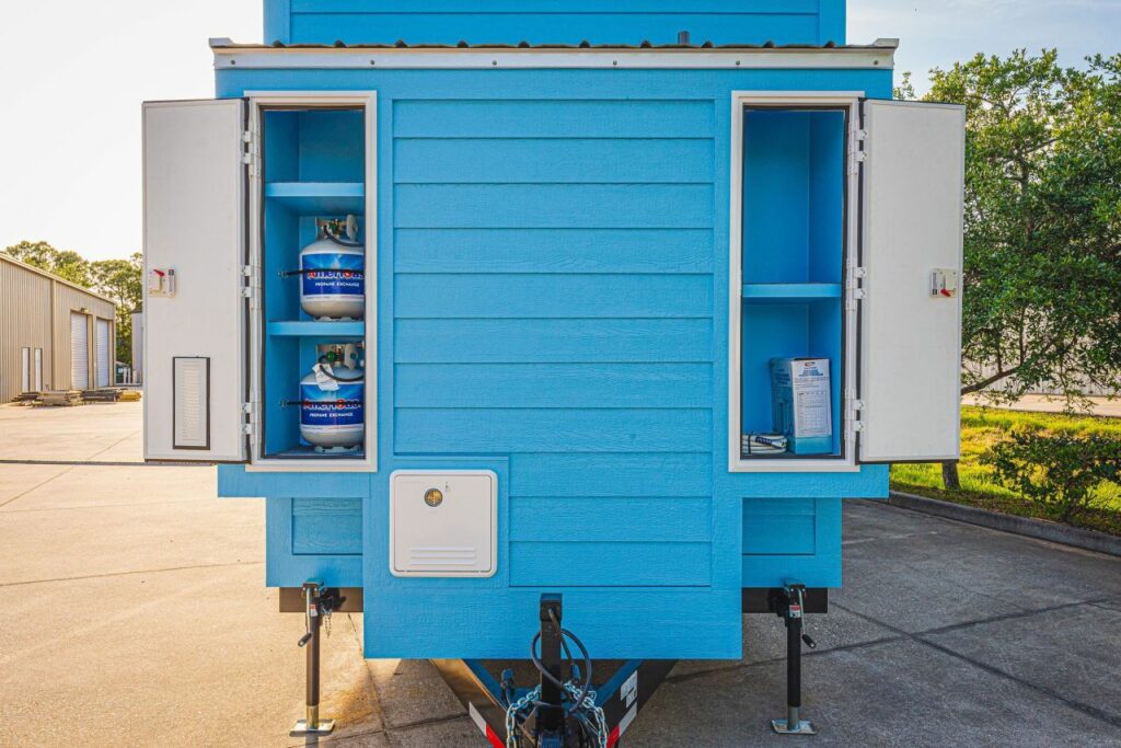Pet-Friendly Cavin Tiny House Features a Raised Living Room