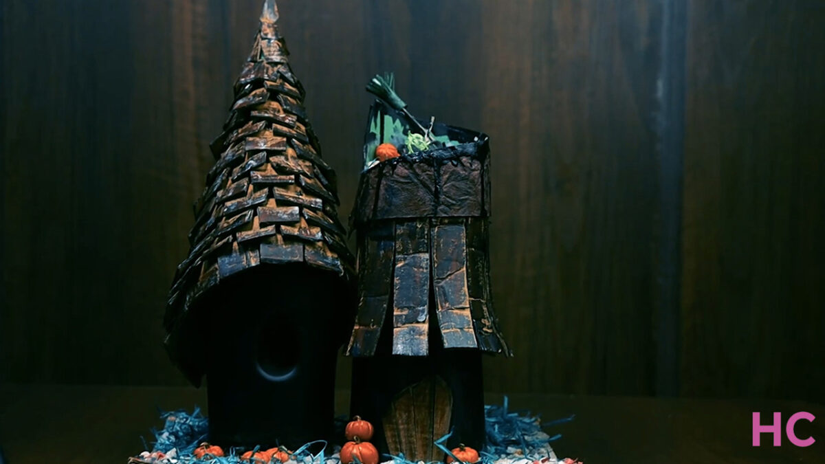 DIY Halloween Witch House From Upcycled Cardboard, Air Purifier