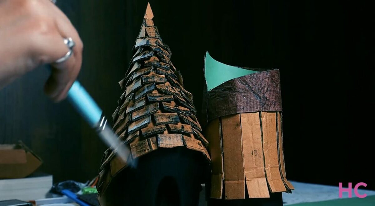 DIY Halloween Witch House From Upcycled Cardboard, Air Purifier