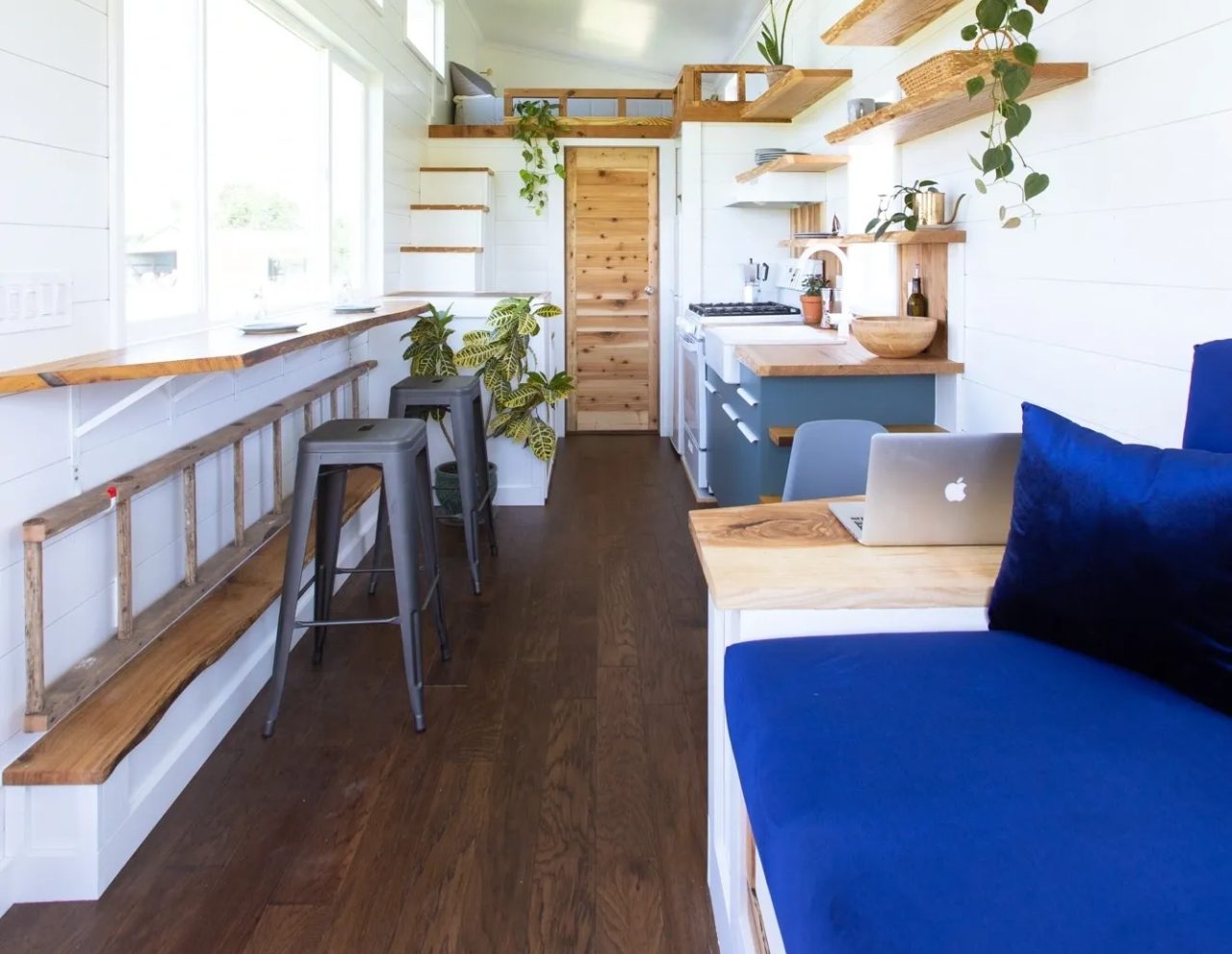 The Minimalist Fern Tiny House Bustles With Live-Edge Accents