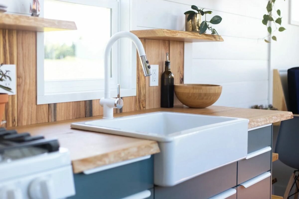 The Minimalist Fern Tiny House Bustles With Live-Edge Accents