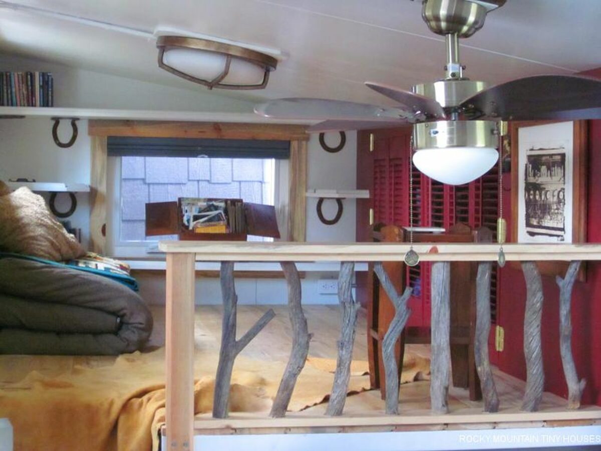 Lander Tiny House has Dual Lofts and Main Floor Bedroom