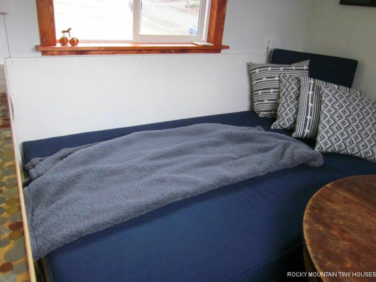 Lander Tiny House has Dual Lofts and Main Floor Bedroom