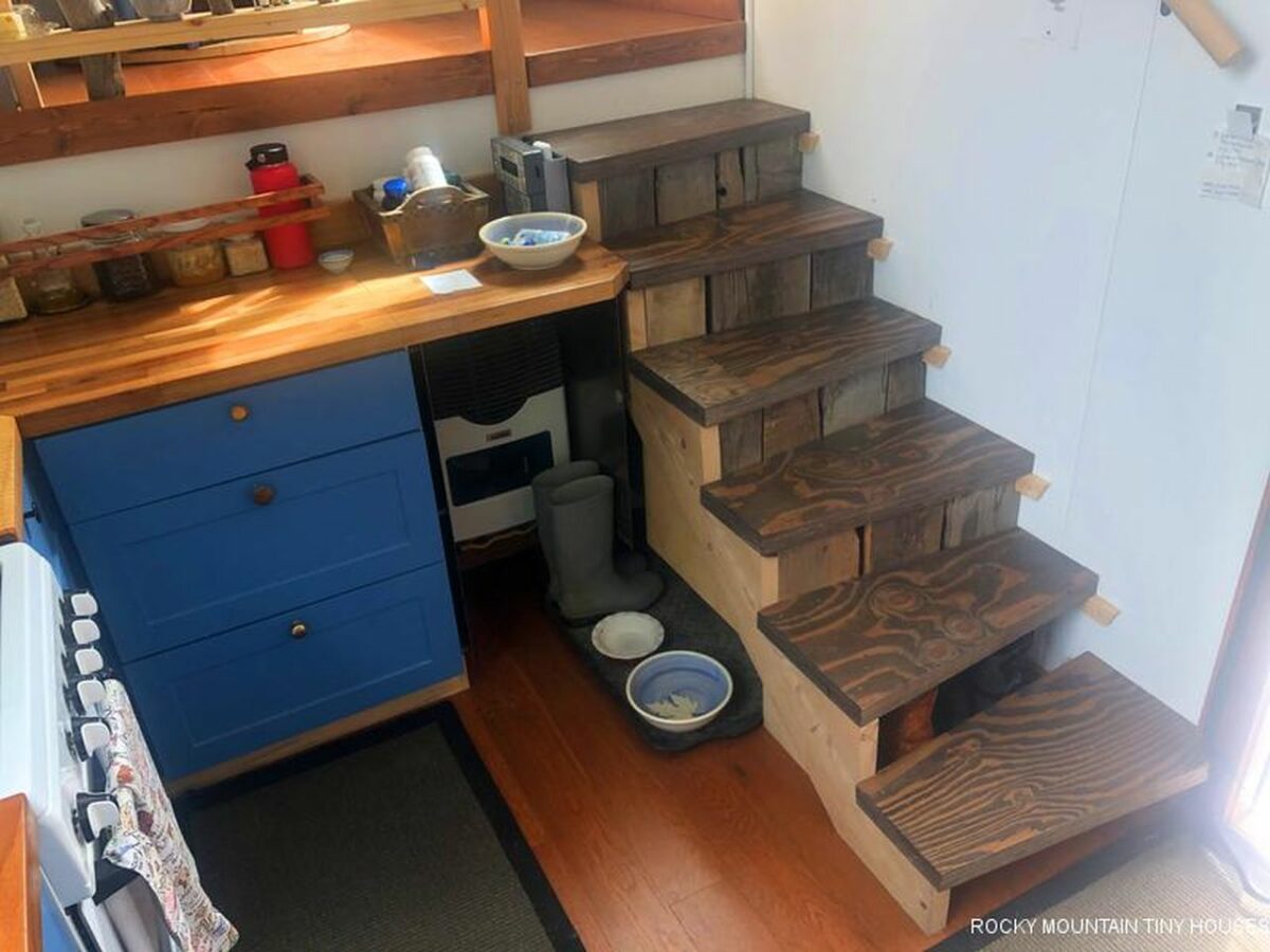 Lander Tiny House has Dual Lofts and Main Floor Bedroom