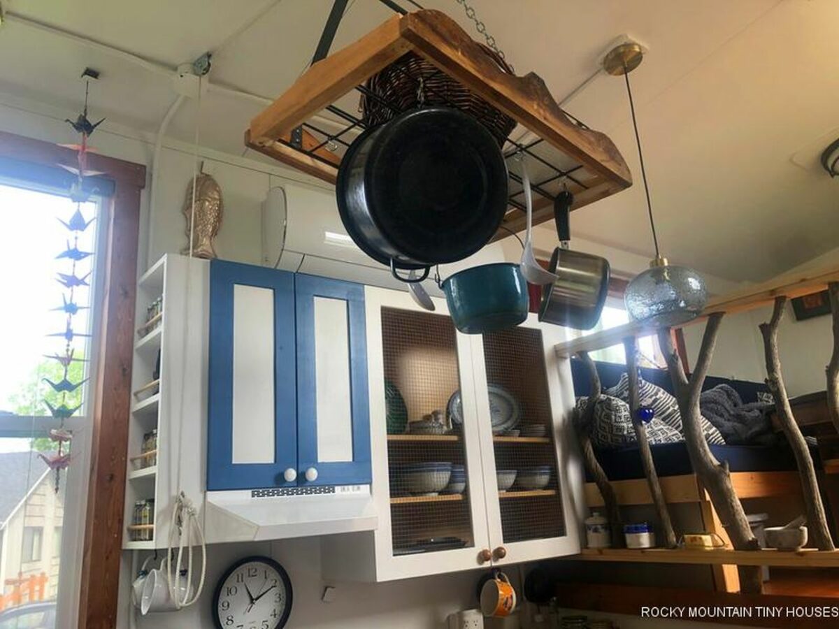 Lander Tiny House has Dual Lofts and Main Floor Bedroom