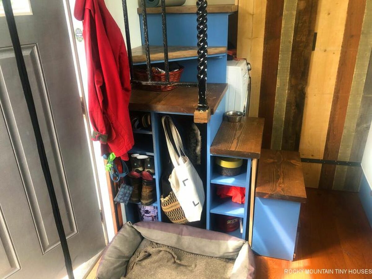 Lander Tiny House has Dual Lofts and Main Floor Bedroom