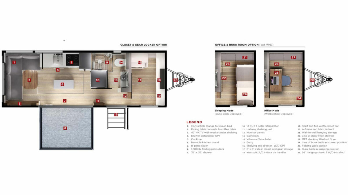 Living Vehicle HD24 Luxury Travel Trailer Redefines Off-Grid Living
