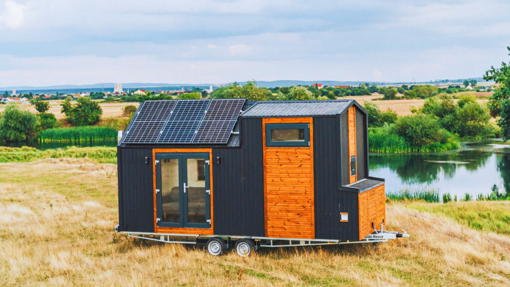 Escape A17 Off-Grid Tiny House Has Loft Bedroom & Full Kitchen