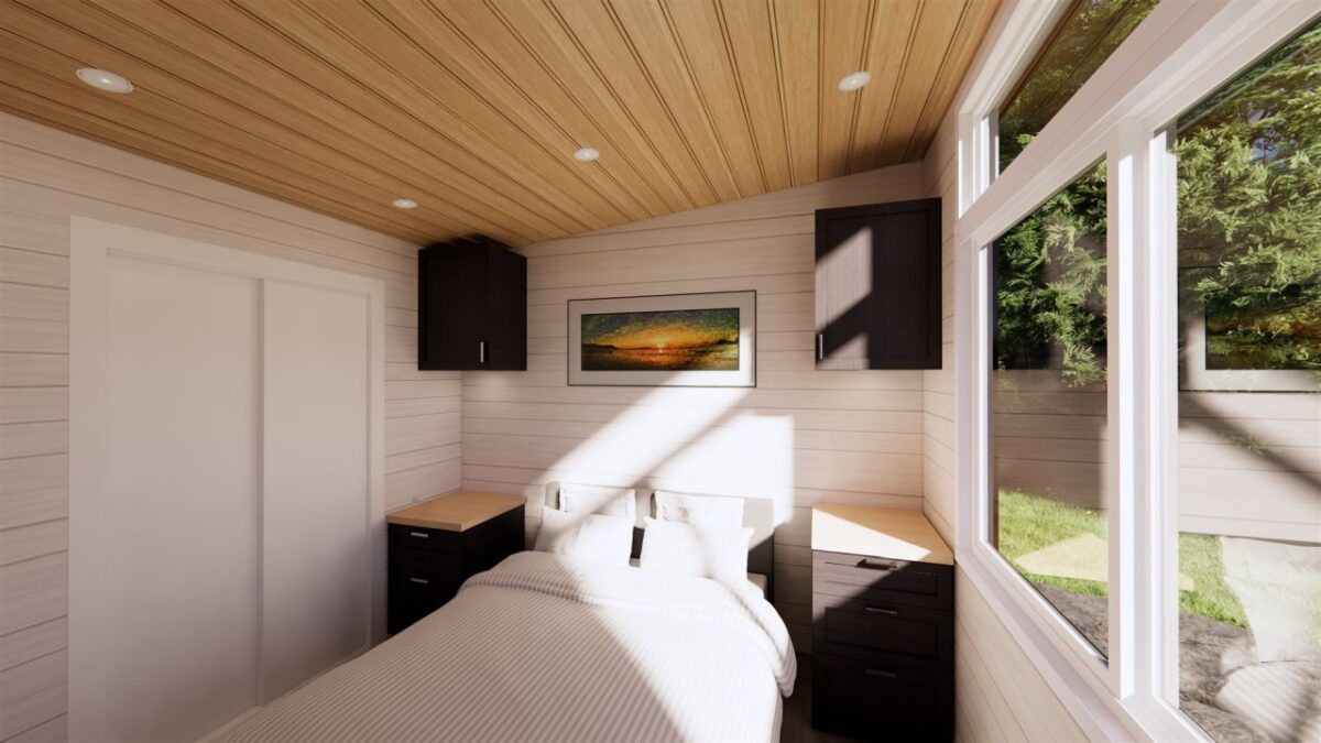 $146K Tiny House has Two Main Floor Bedrooms & Chef's Kitchen