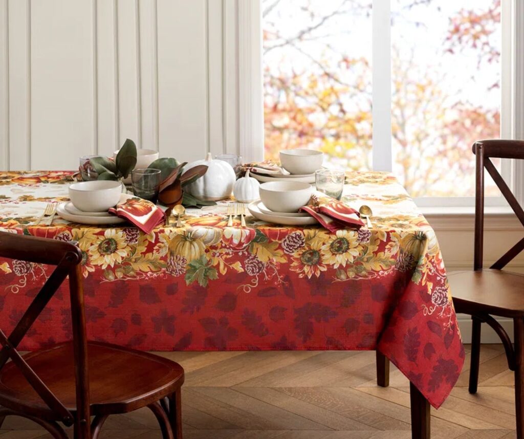 20+ Best Thanksgiving Tablecloths to Buy in 2023