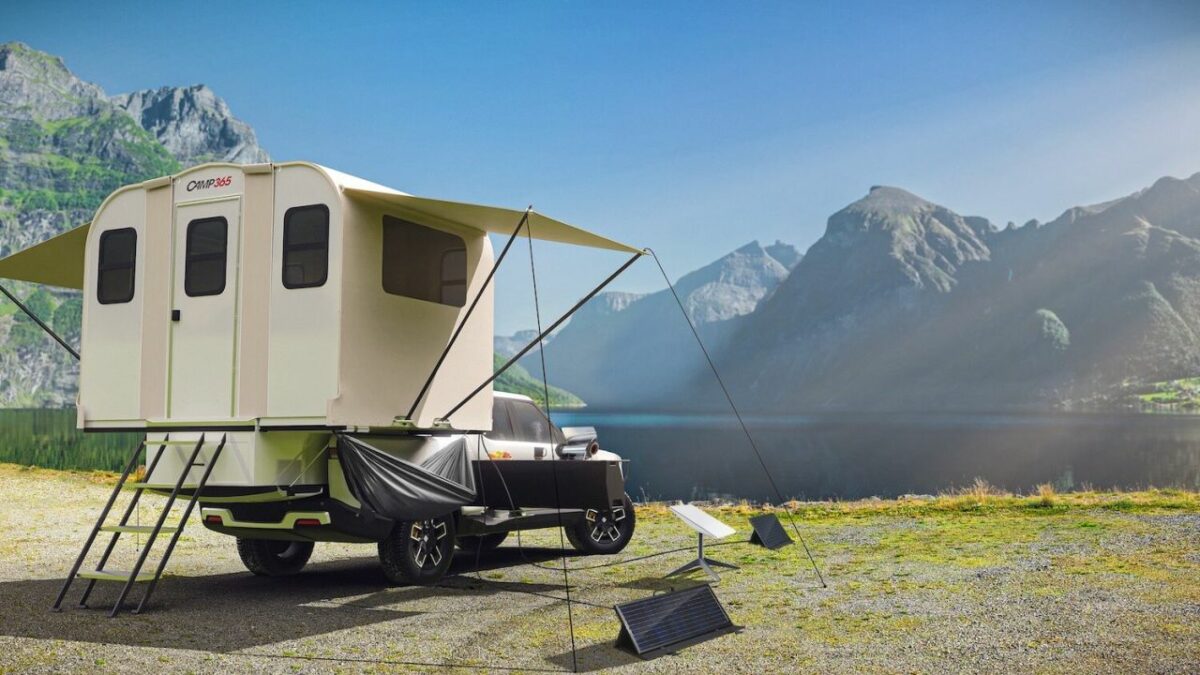 Camp365 Model T Electric Truck Bed Camper is Spacious