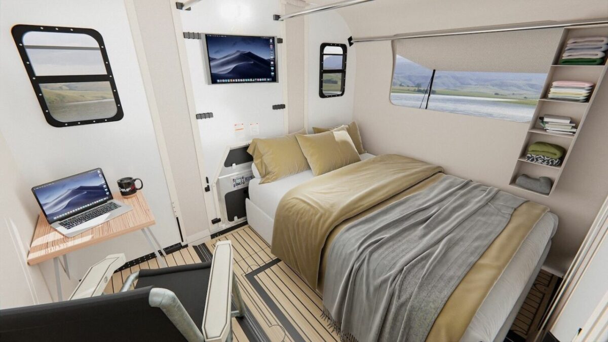 Camp365 Model T Electric Truck Bed Camper is Spacious
