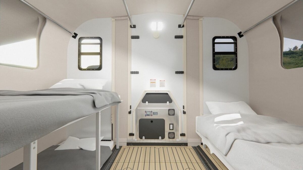 Camp365 Model T Electric Truck Bed Camper is Spacious