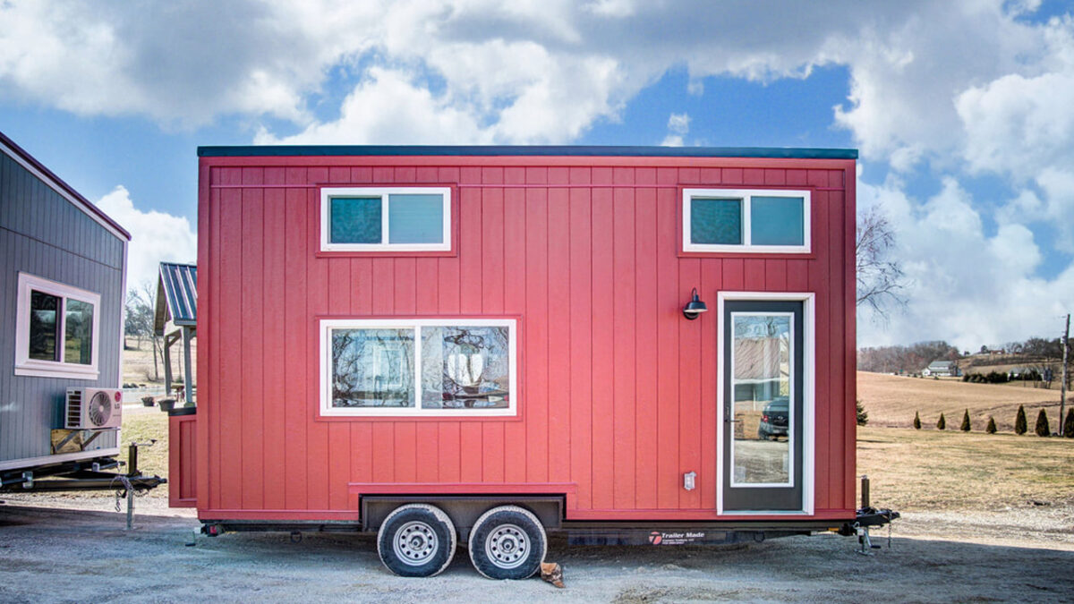 Chicamacomico Tiny House Packs Clever Design in Red Build