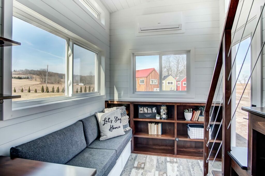 Chicamacomico Tiny House Packs Clever Design in Red Build