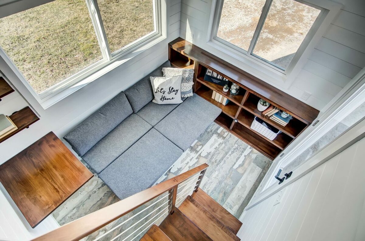 Chicamacomico Tiny House Packs Clever Design in Red Build