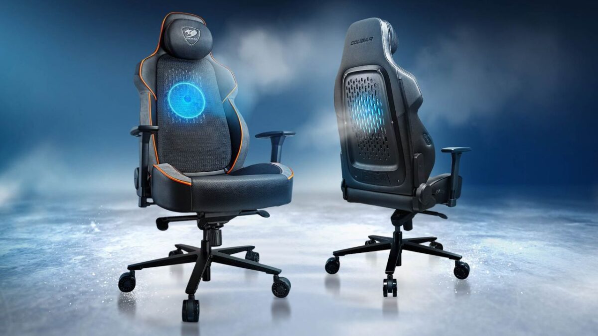 AERO Gaming Chair With Built-in Fan Keeps Long Sessions Cool