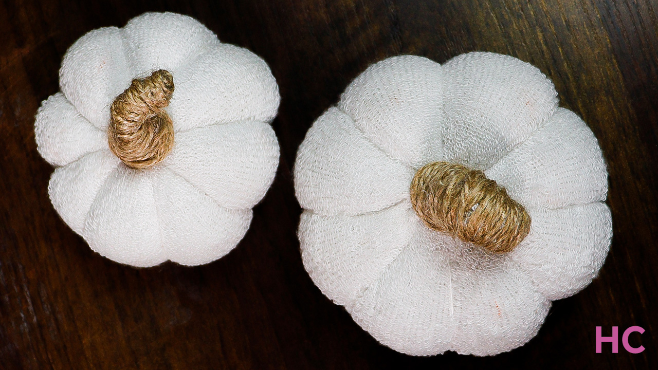 DIY Sock Pumpkin Tutorial For Halloween