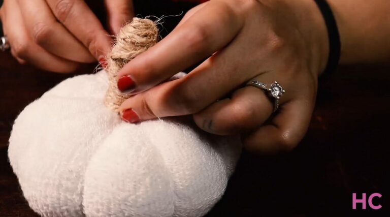 DIY Sock Pumpkin Tutorial For Halloween